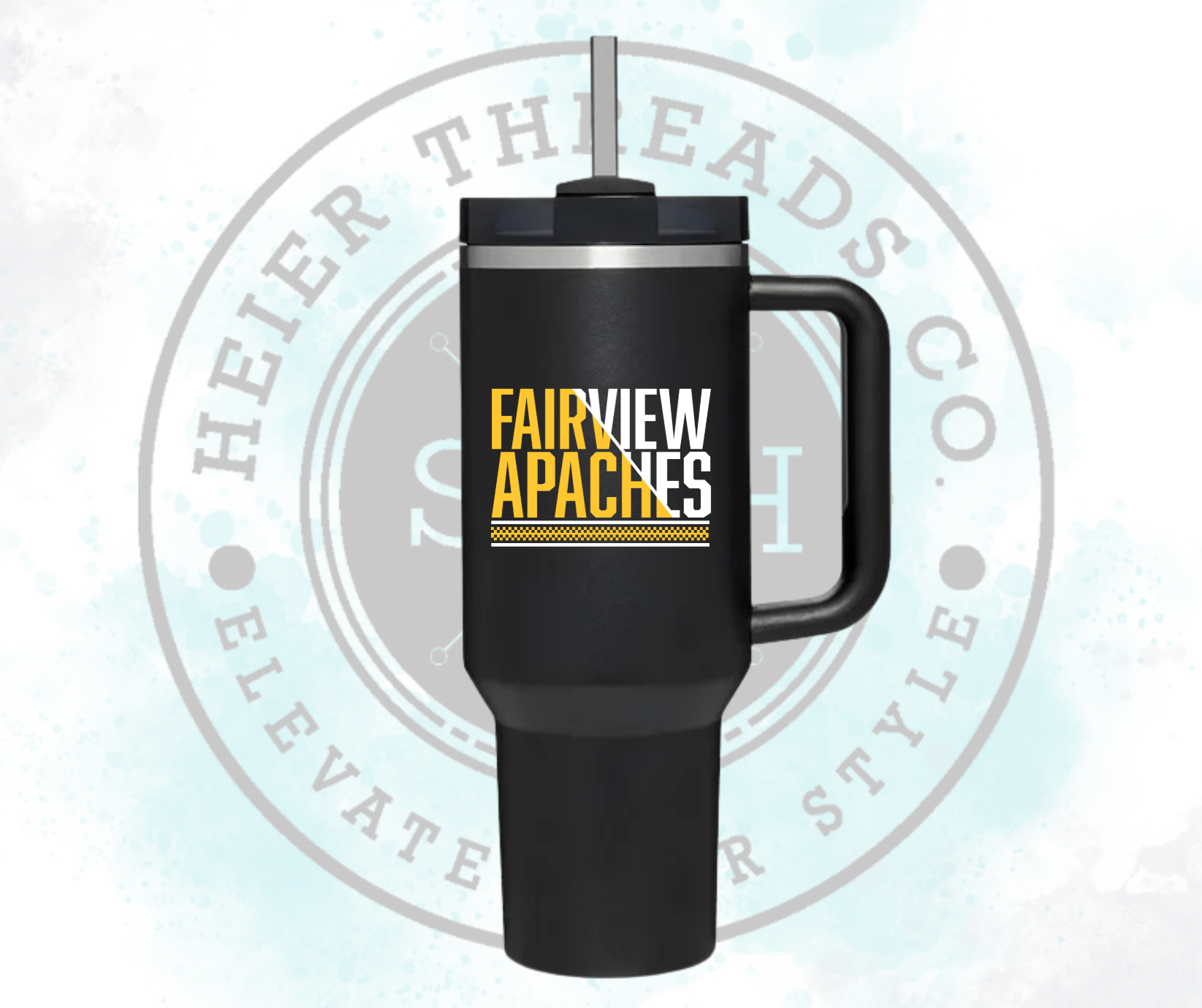 Fairview Apache Slant Cup Decal – Heier Threads