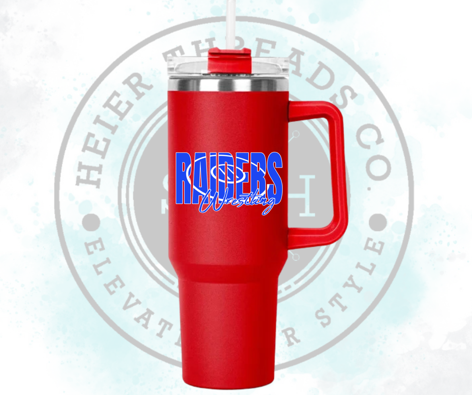 Raider Wrestling Red Cup Decal – Heier Threads